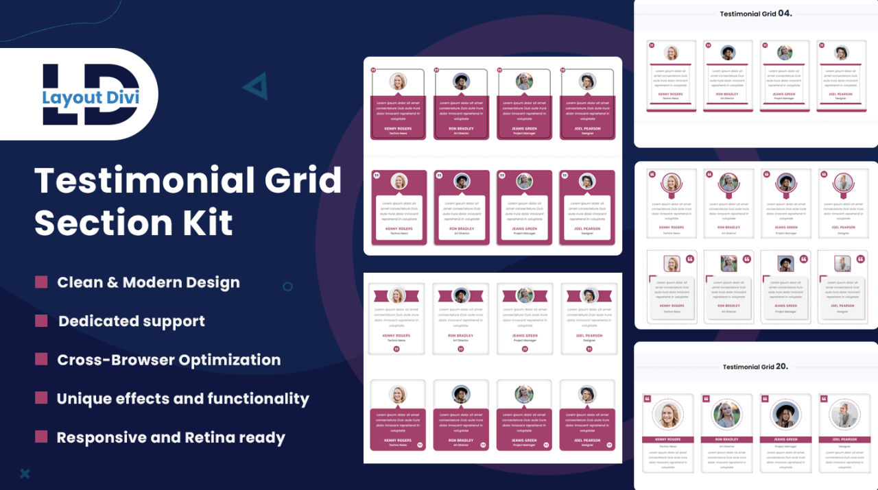 Divi Modules UI Kit - Divi Layouts Demos Divi Modules UI Kit - Divi Layouts Demos
