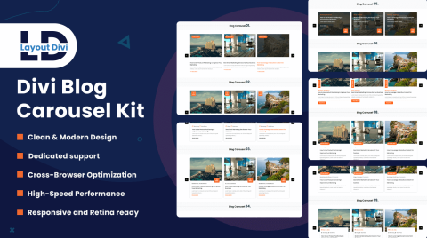 Divi Modules UI Kit - Divi Layouts Demos