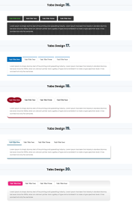 Divi Tabs Module Design Layouts UI Bundle-Layout Divi