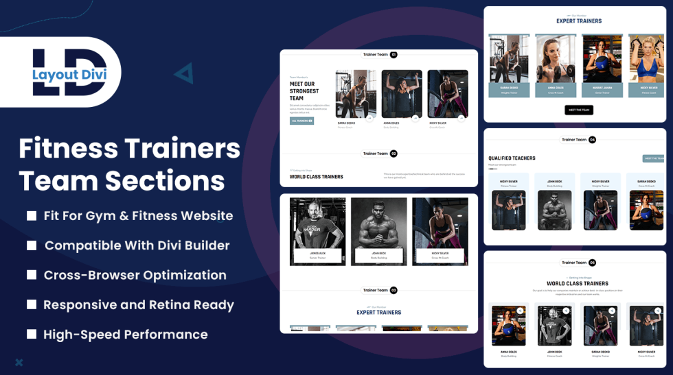 Divi Modules UI Kit - Divi Layouts Demos