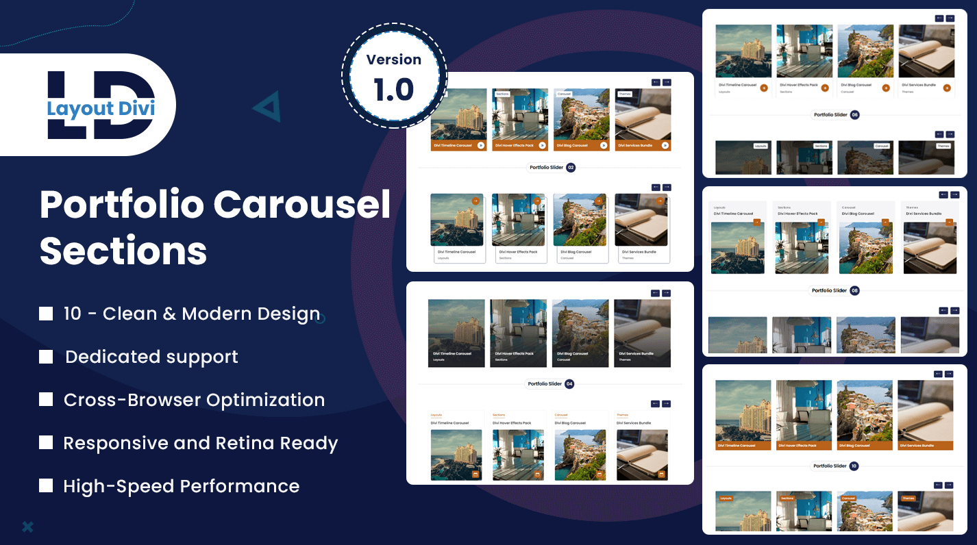 Divi Modules UI Kit - Divi Layouts Demos
