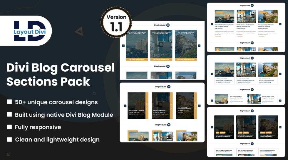 Divi Modules UI Kit - Divi Layouts Demos