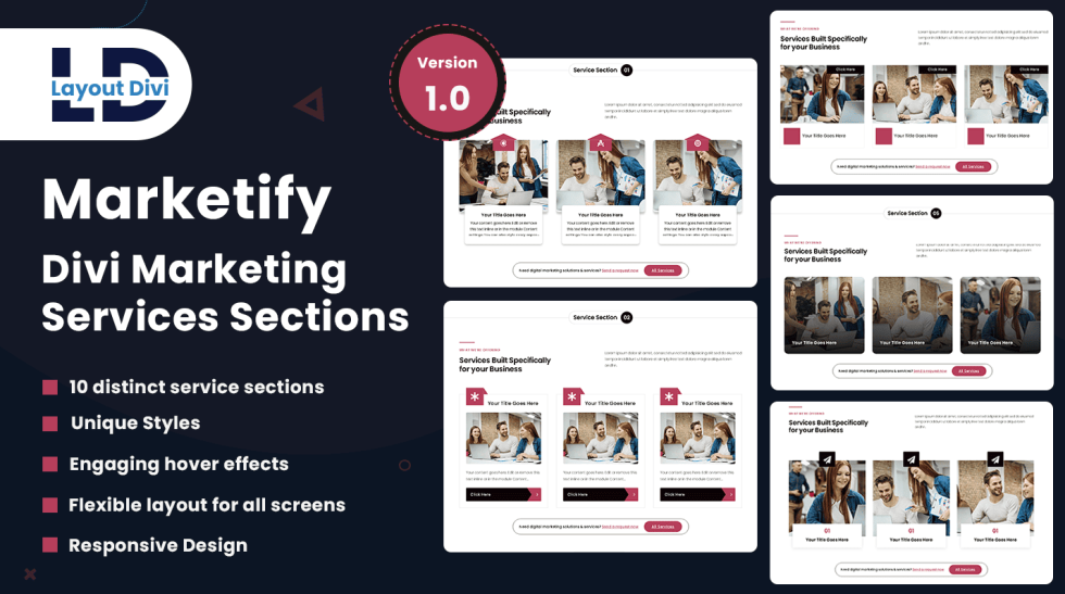 Divi Modules UI Kit - Divi Layouts Demos